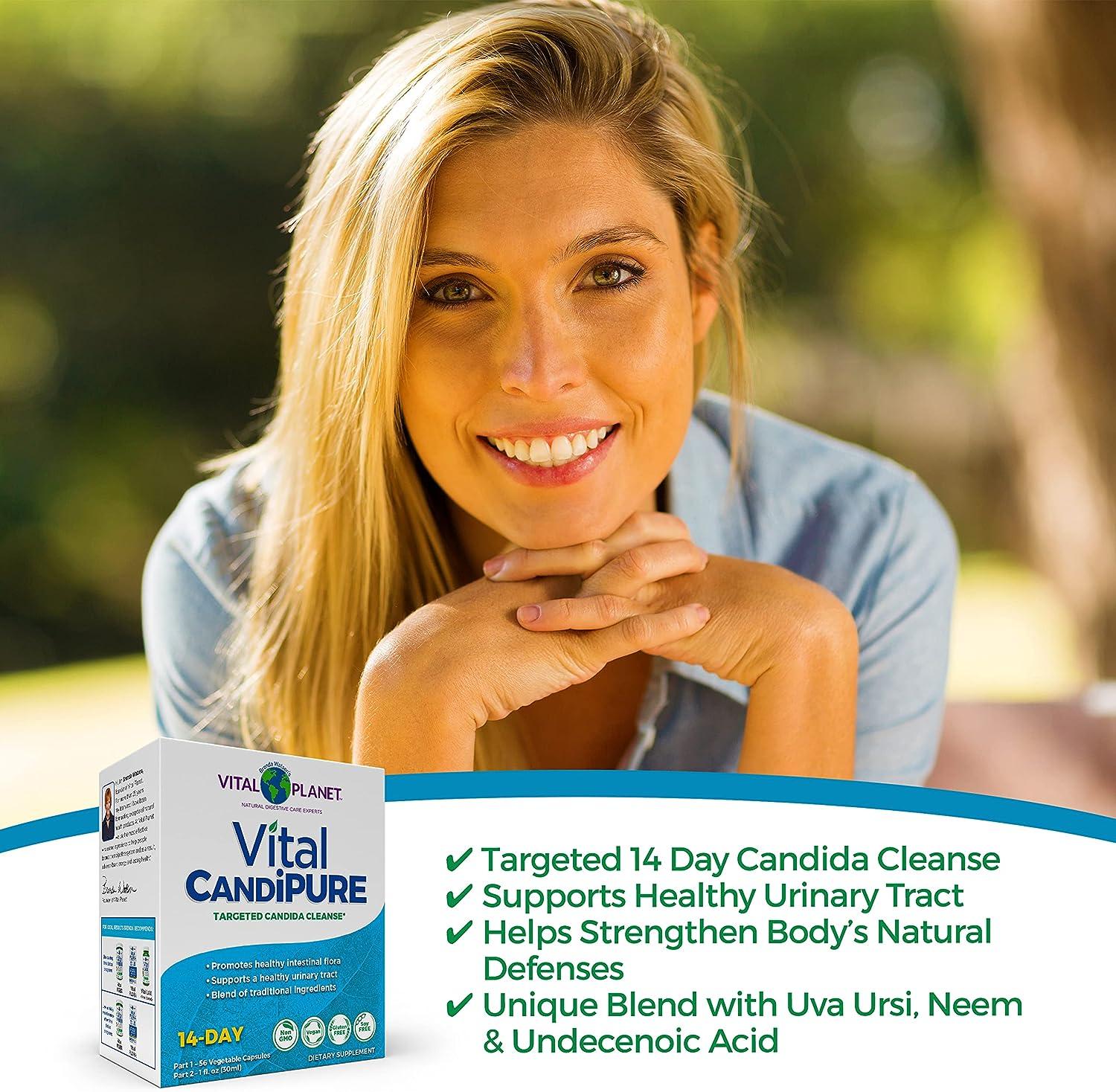 Vital Planet Vital CandiPURE Intestinal Cleanse 2-Part Kit - 14 Day ...