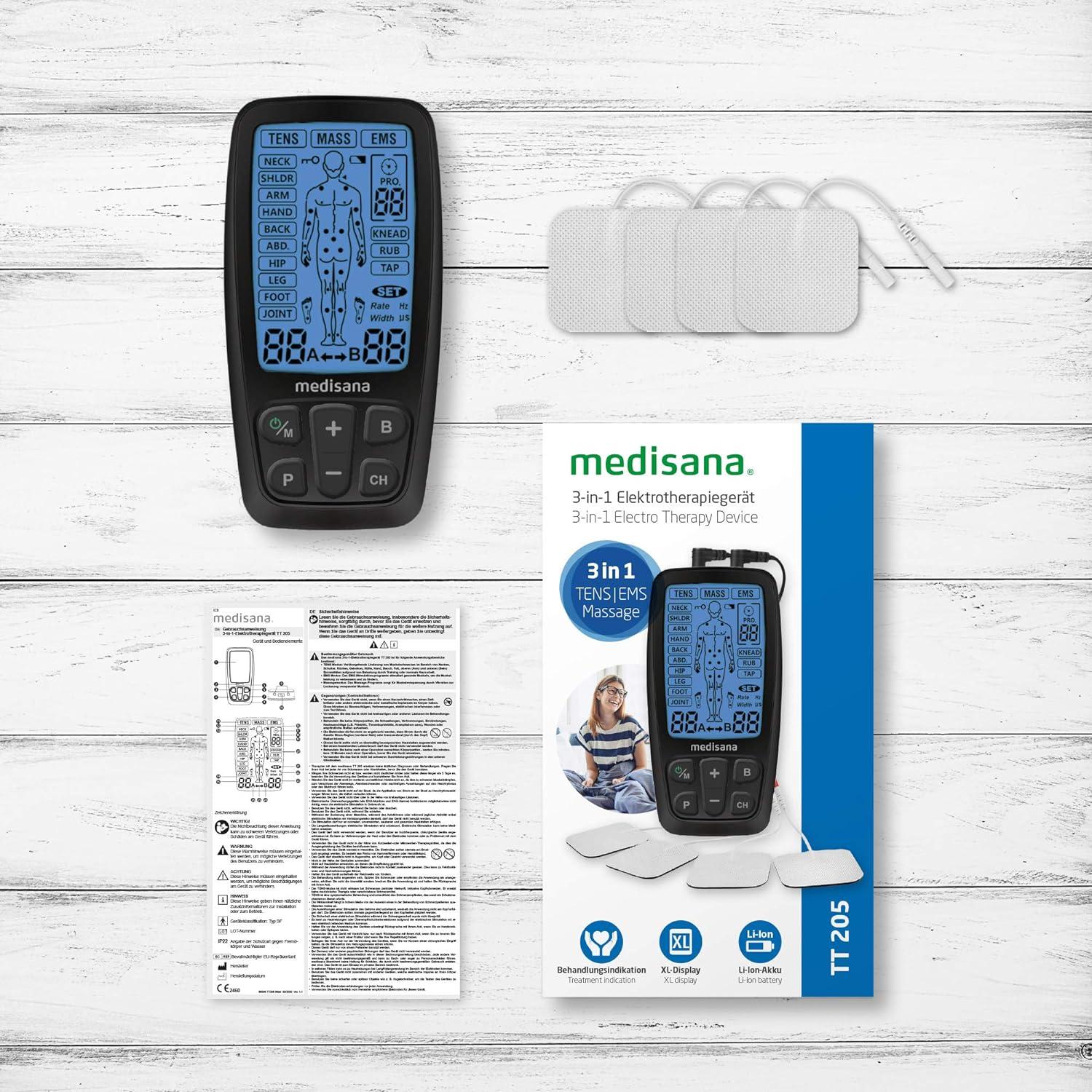 Medisana TENS Device - Professional EMS Electrotherapy for Muscle ...