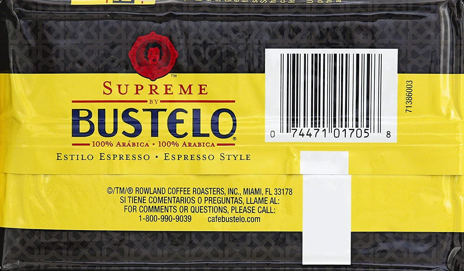 Cafe Bustelo Supreme Ground Coffee 10 oz - Rich & Bold Flavor | Buy Now ...