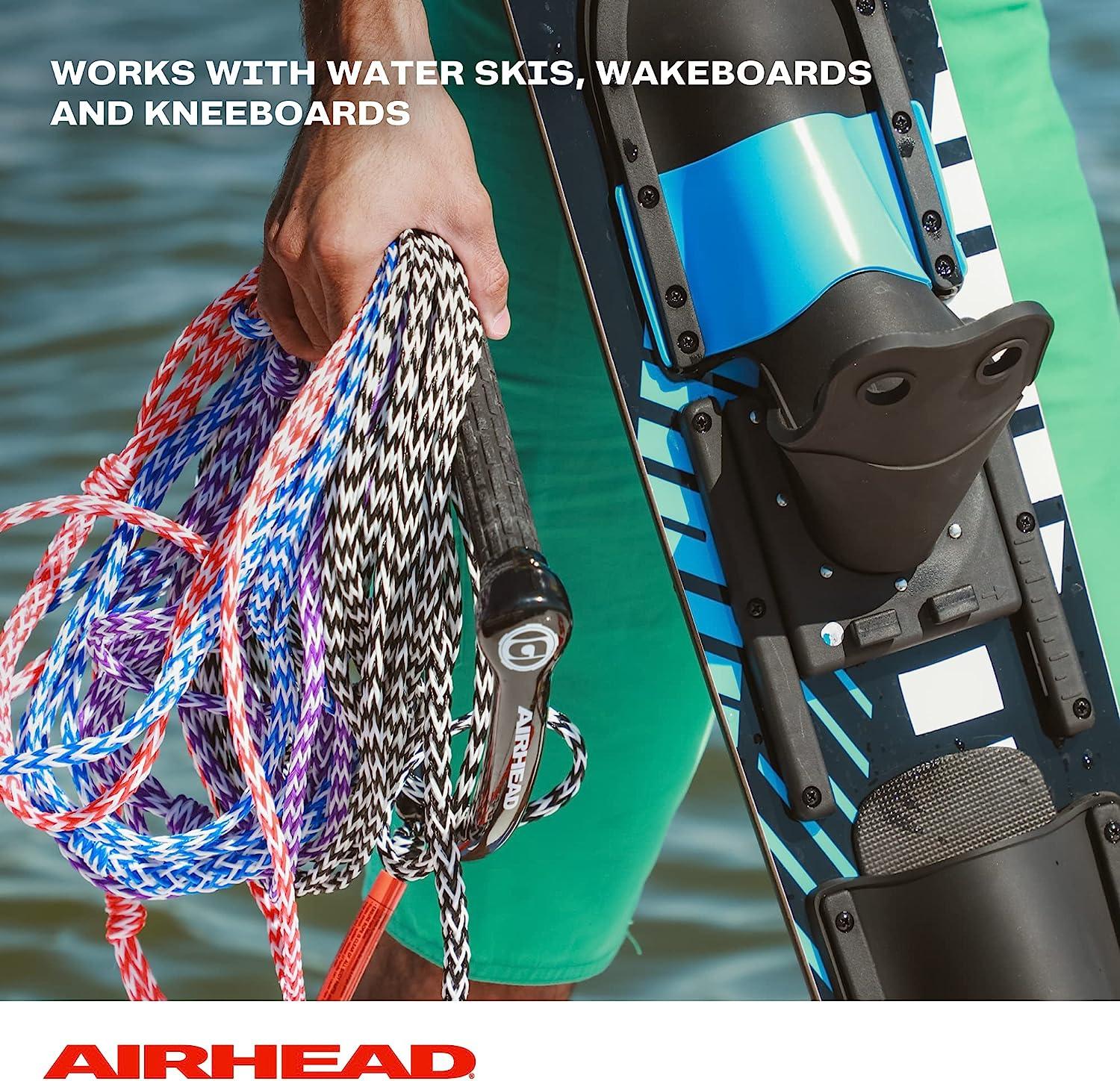 AIRHEAD Watersports Water Ski Rope - 4 Section, 75 ft Black | 75 ...