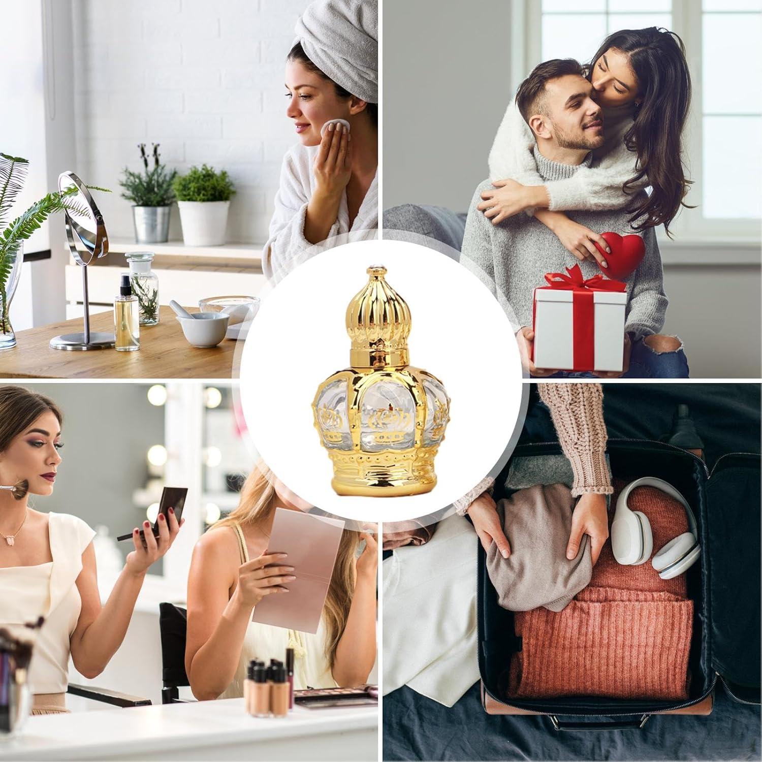 Ghjkldha Spherical Perfume Bottle Roll-on Dispenser Supplies 15ml Roll ...