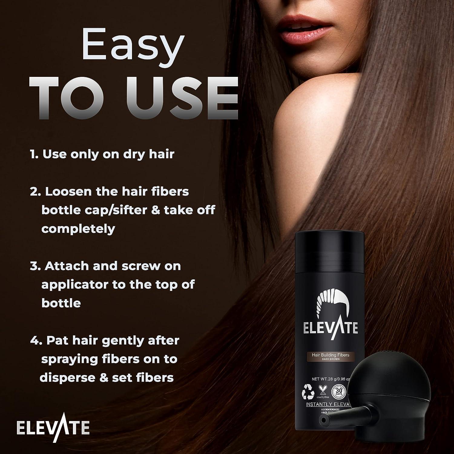 ELEVATE Hair Perfecting 2-in-1 Kit (DARK BROWN) - Natural Hair ...