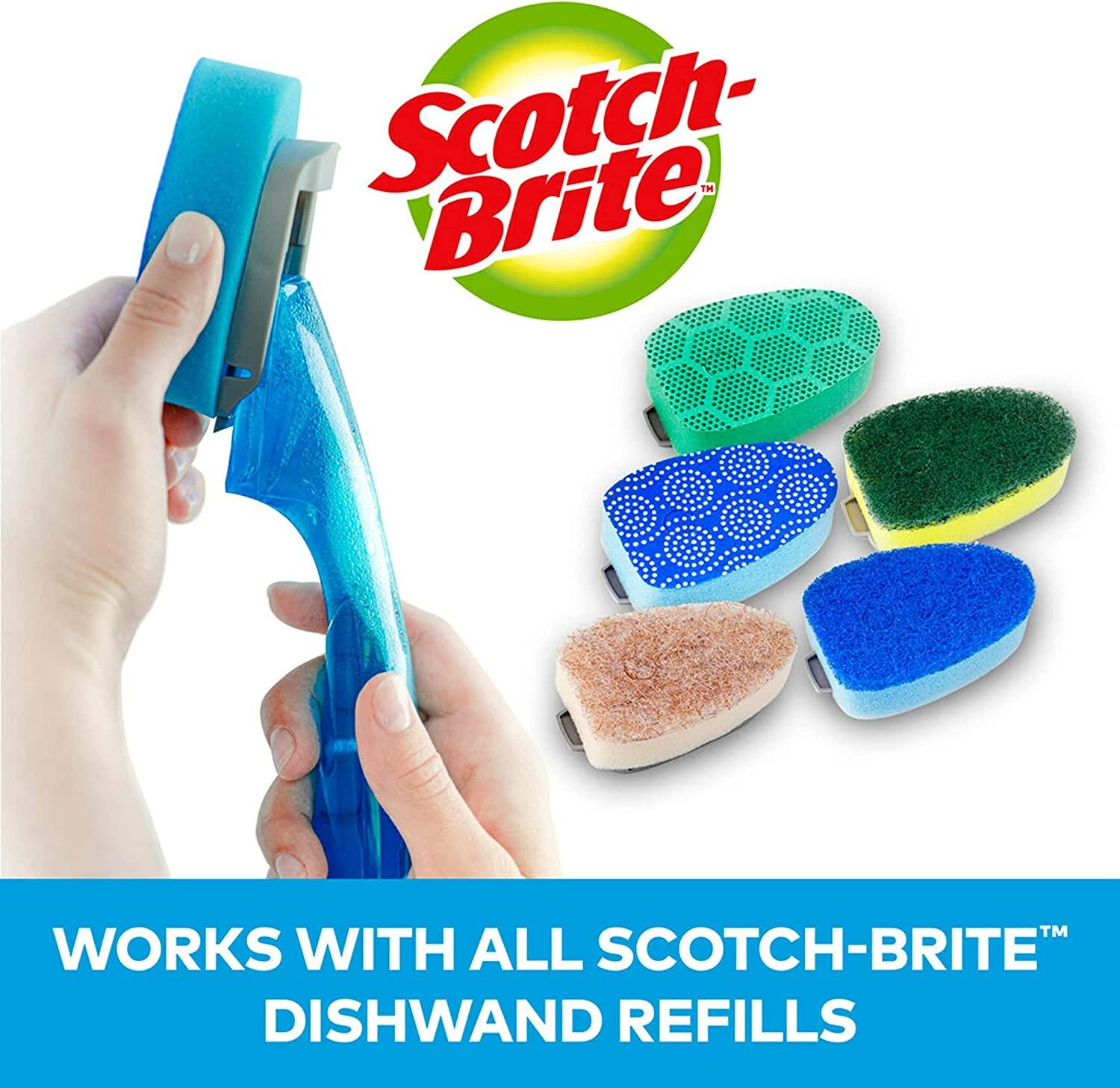 Scotch-Brite Non-Scratch Dishwand Scrubber - Safe for Non-Stick ...