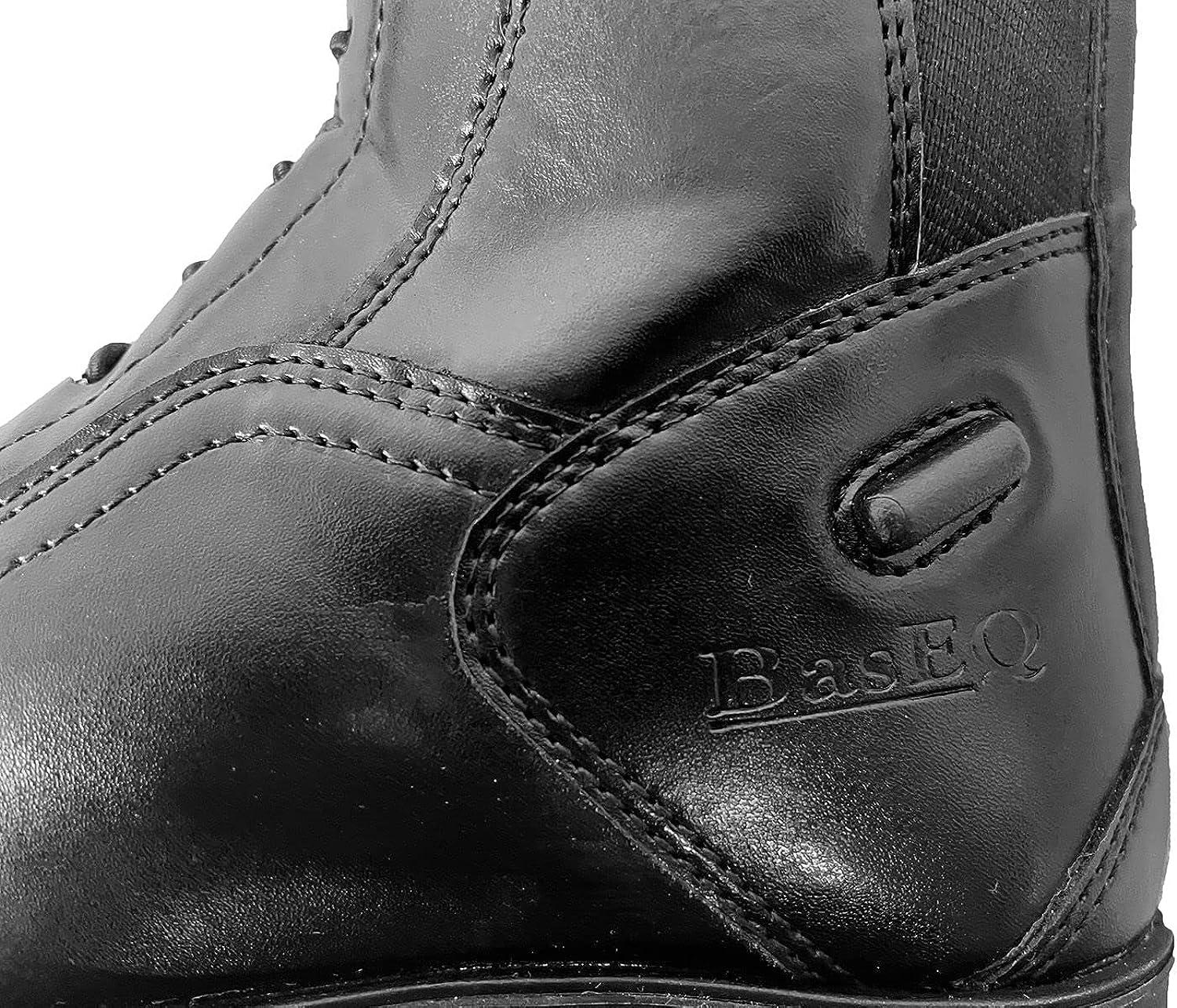 BasEQ Womens Suzi Synthetic Tall Field Boots - Size 10 in Black | One Stop Equine Shop | Buy Now ...