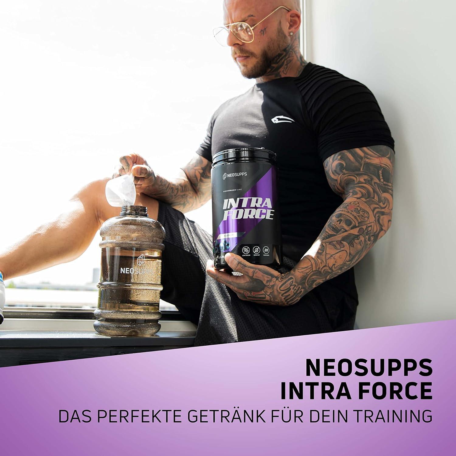 Neosupps Intra Force Blueberry 1000g - Premium Intra Workout Powder ...