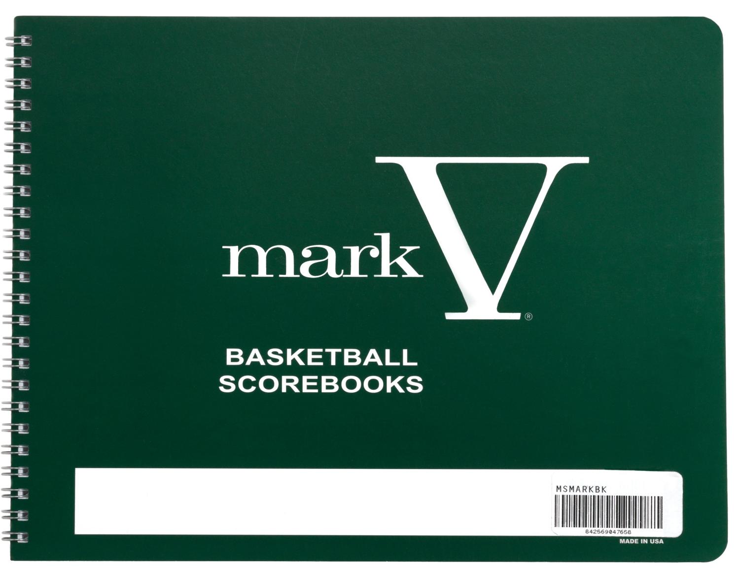 Plain Cover Mark V Basketball Scorebook | Buy Now with Express ...