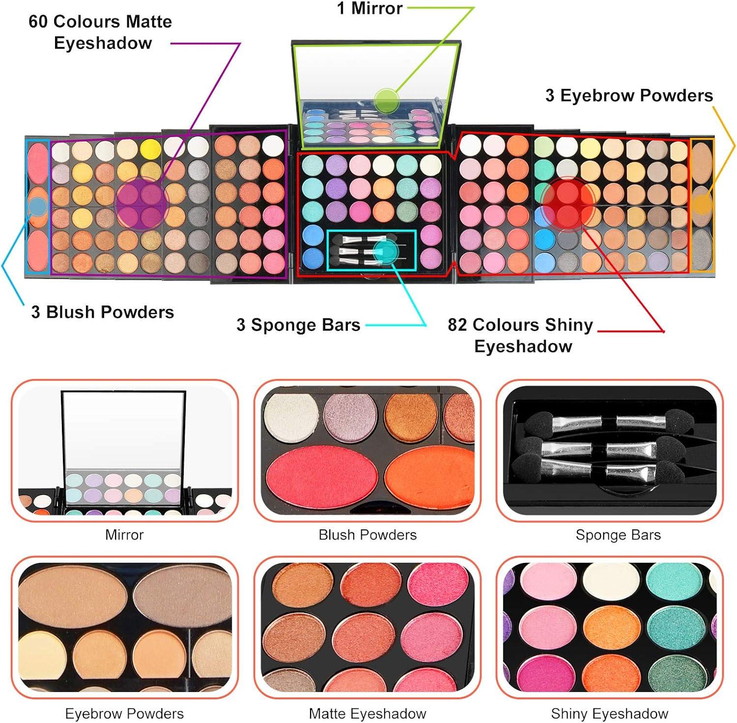 CHSEEO Multi-purpose Makeup Kit Pro Gift Set - All-in-One Essential ...