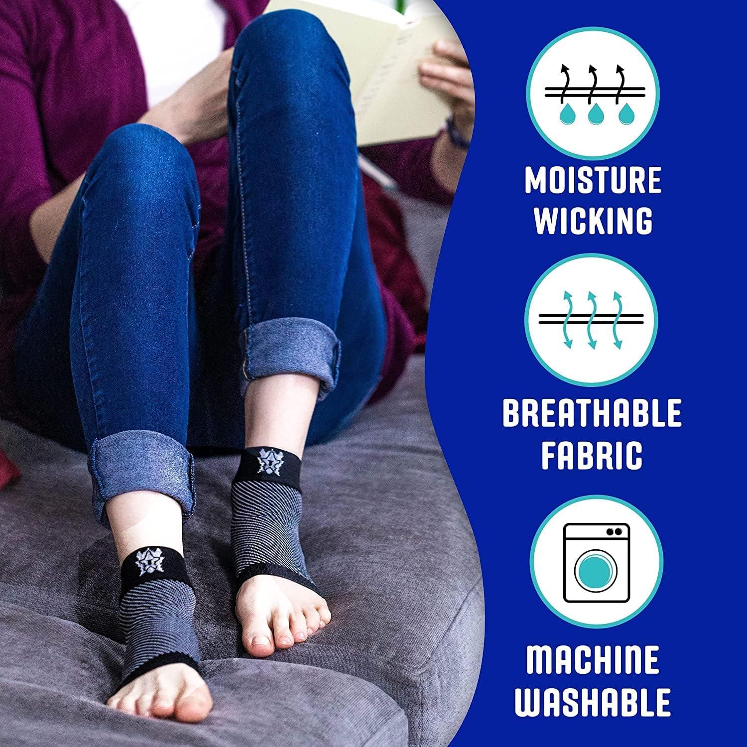 Plantar Fasciitis Compression Socks - Men and Women - Foot & Ankle ...