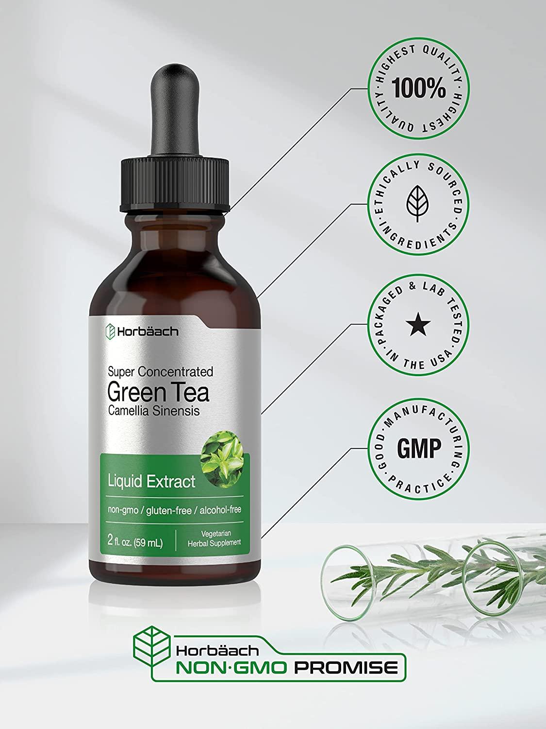 Green Tea Extract 2 fl oz - Super Concentrated Liquid Supplement ...