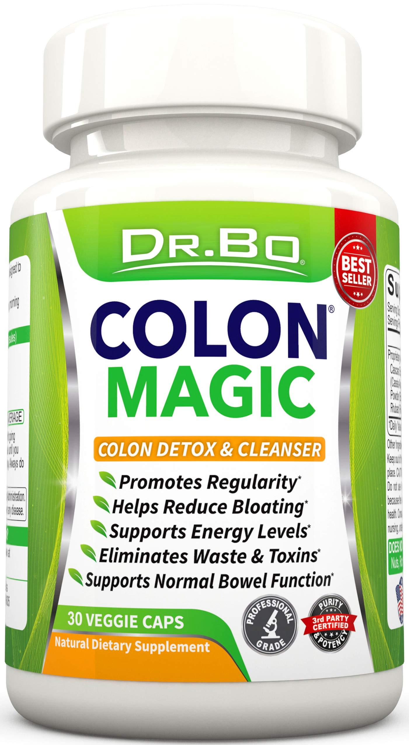 Colon Cleanse Detox Formula - Natural Bowel Cleanser for Intestinal ...