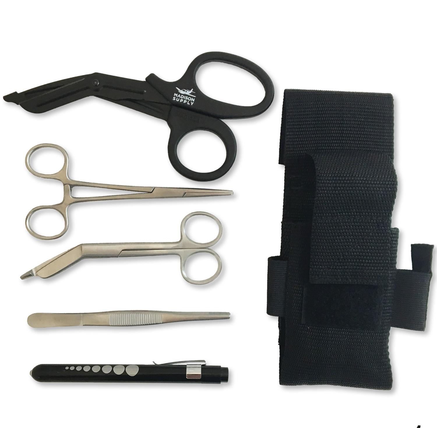 Madison Supply EMT First Responder Medical Tool Kit - Premium First Aid ...