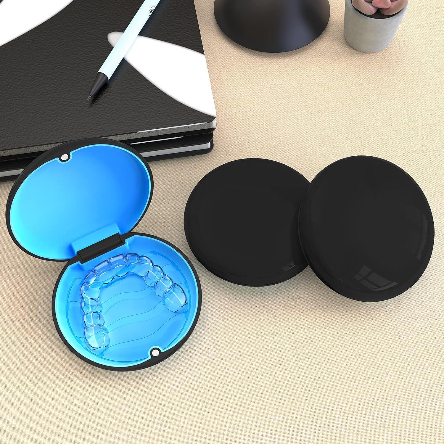 Solid Black Orthodontic Retainer Case | Durable Retainer Storage | Buy ...