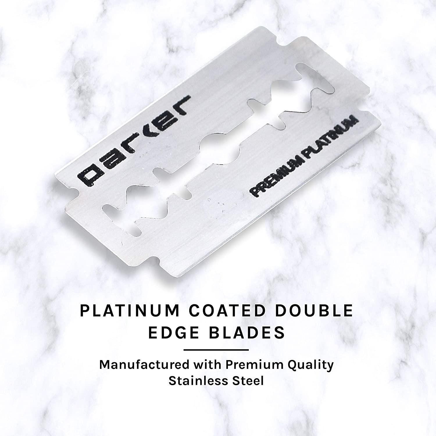 Parker Safety Razor 24C Open Comb Double Edge Razor with Chrome Plated ...