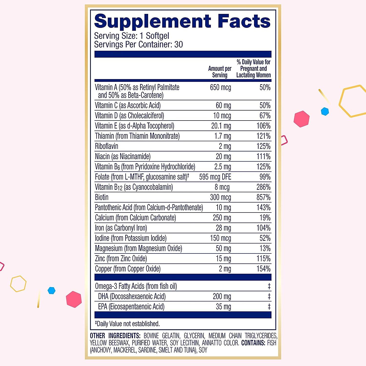 Enfamil Enfamom Prenatal Vitamin & Mineral Supplement with Calcium ...