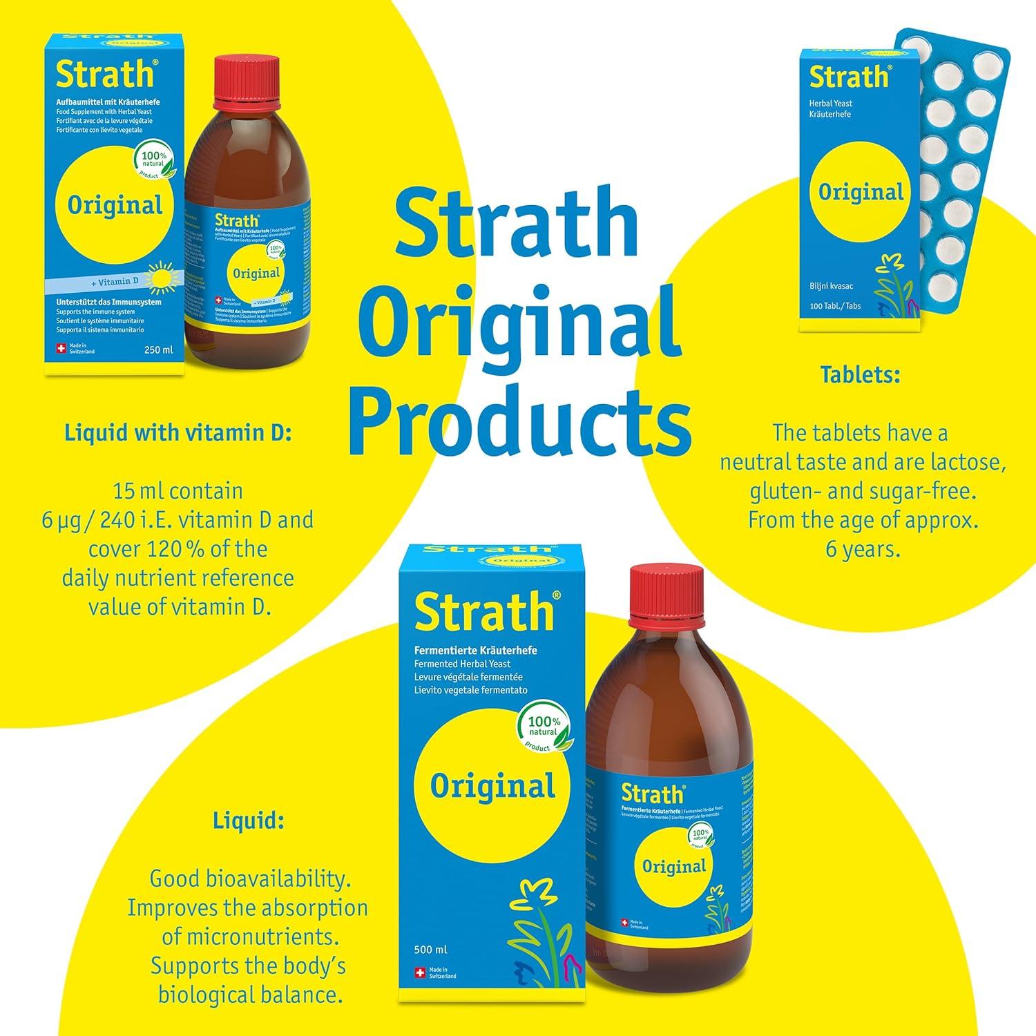 Bio-Strath Original Tablets (100) - Food Supplement with Herbal Yeast ...