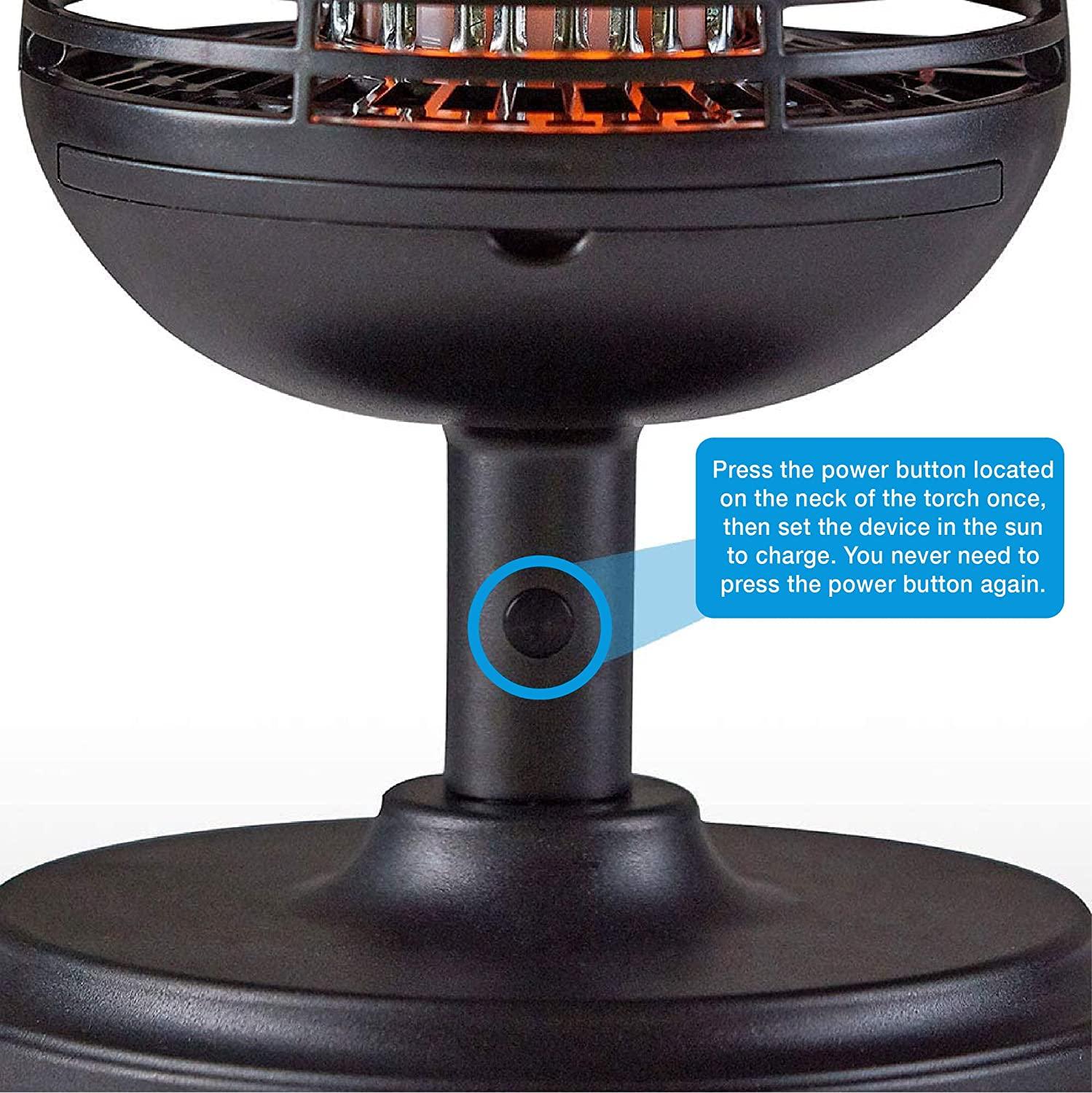 PIC Solar Insect Killer Torch - Bug Zapper and Accent Light | Kills ...