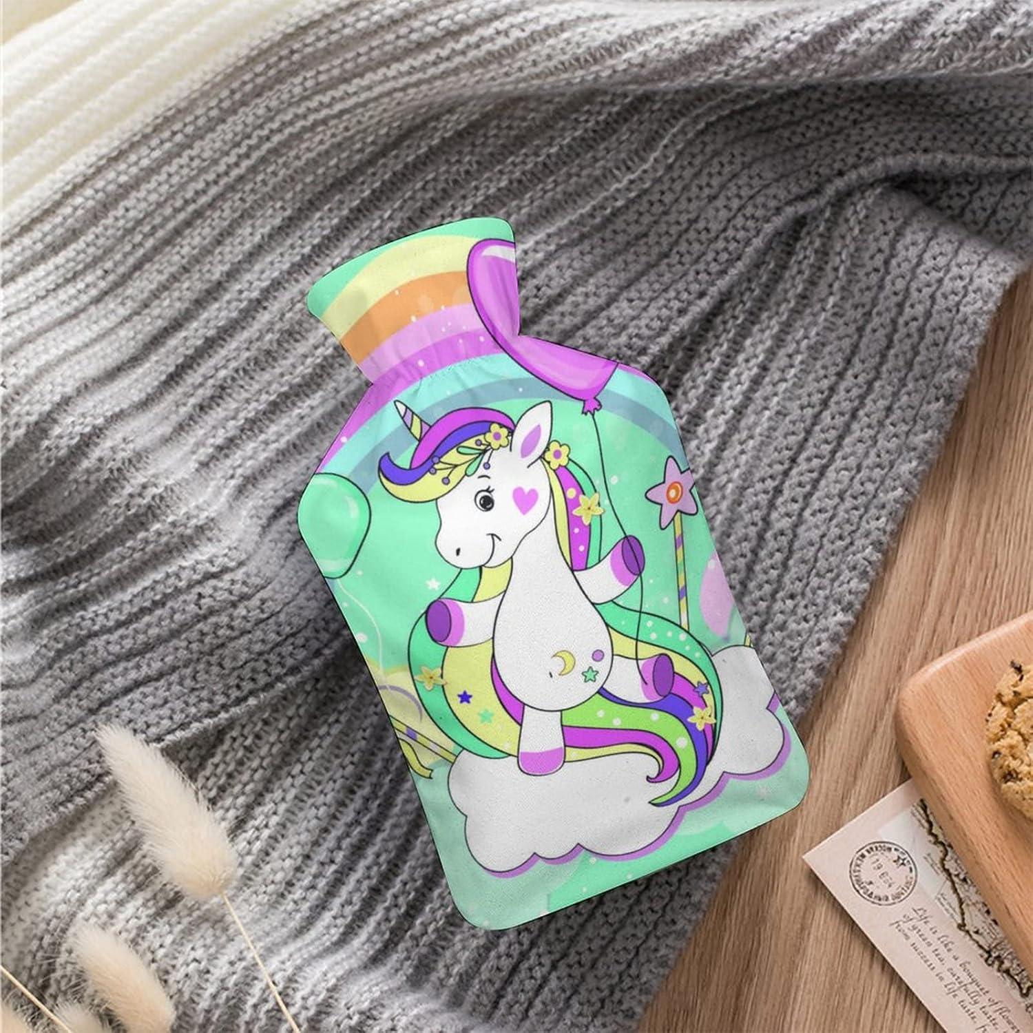 Buy Balloon Unicorn Hot Water Bottle with Plush Cover | Hand Warmer for ...