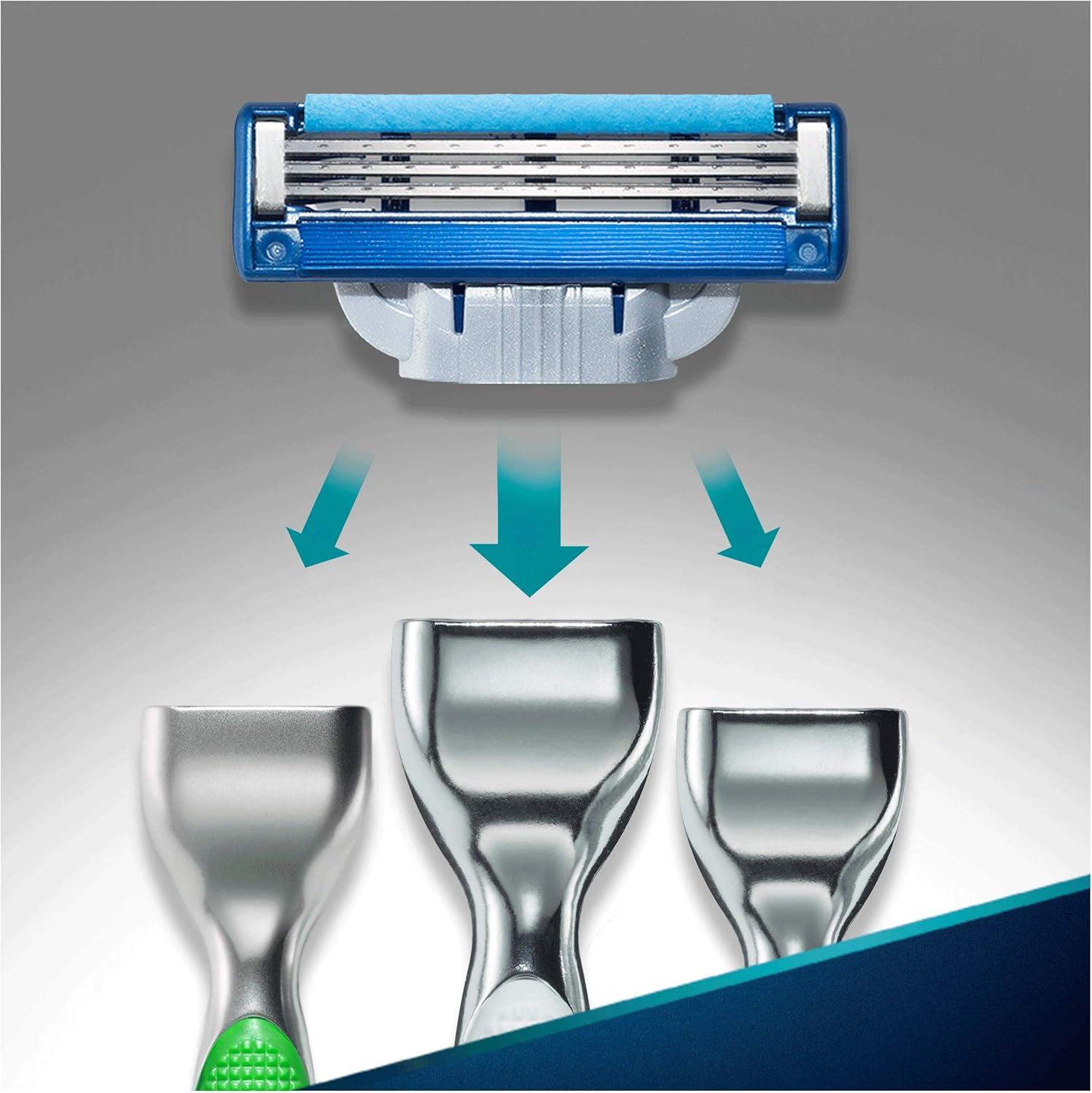 Gillette Mach3 Turbo Razor for Men - 4 Pack | Premium Shaving ...