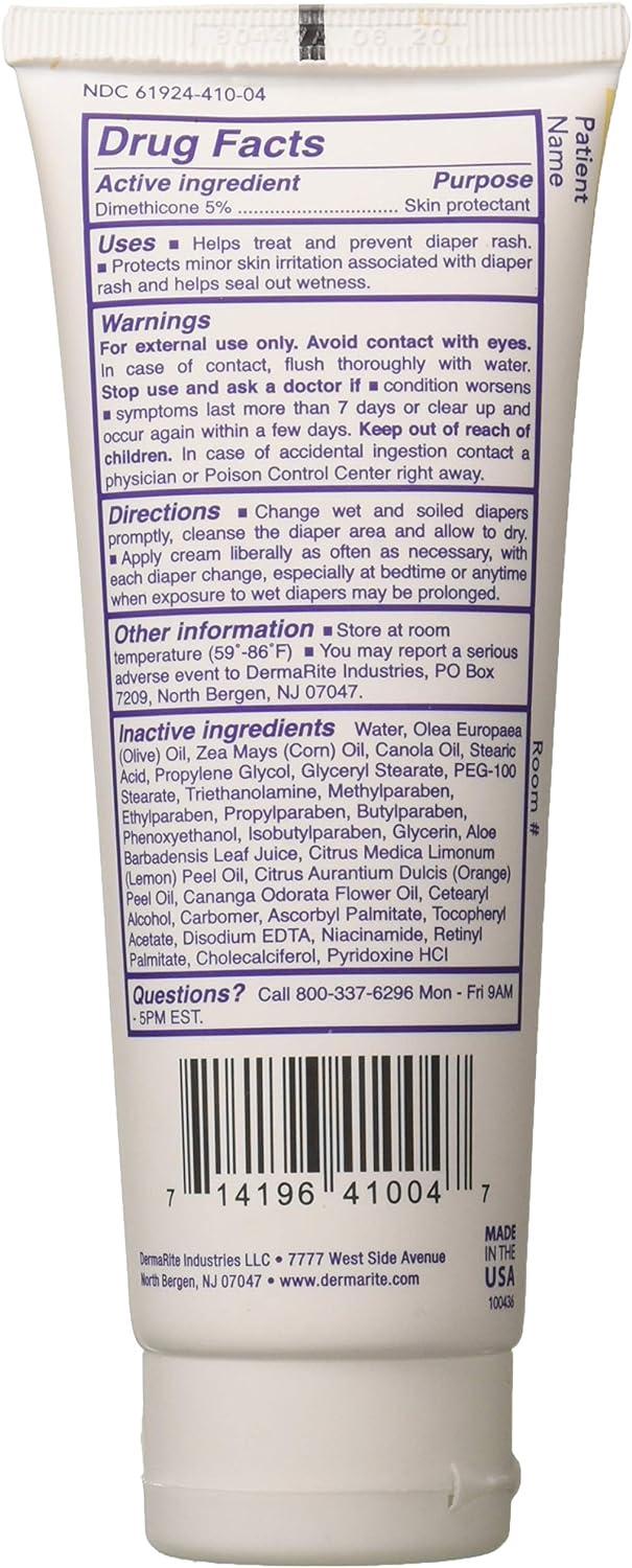 Dermarite Industries Renew Skin Protectant 4oz Tube with Dimethazone ...