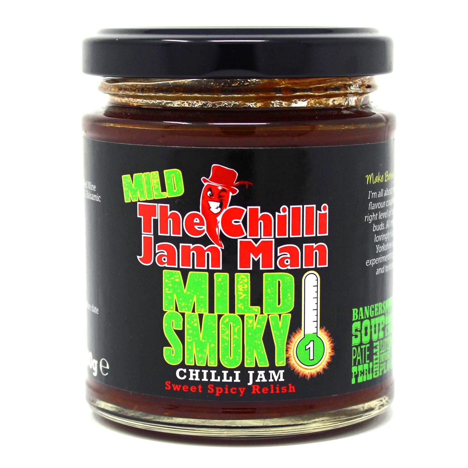 The Chilli Jam Man Heat-1 Smokey Chilli Jam Jar 200 g | Buy Now with ...