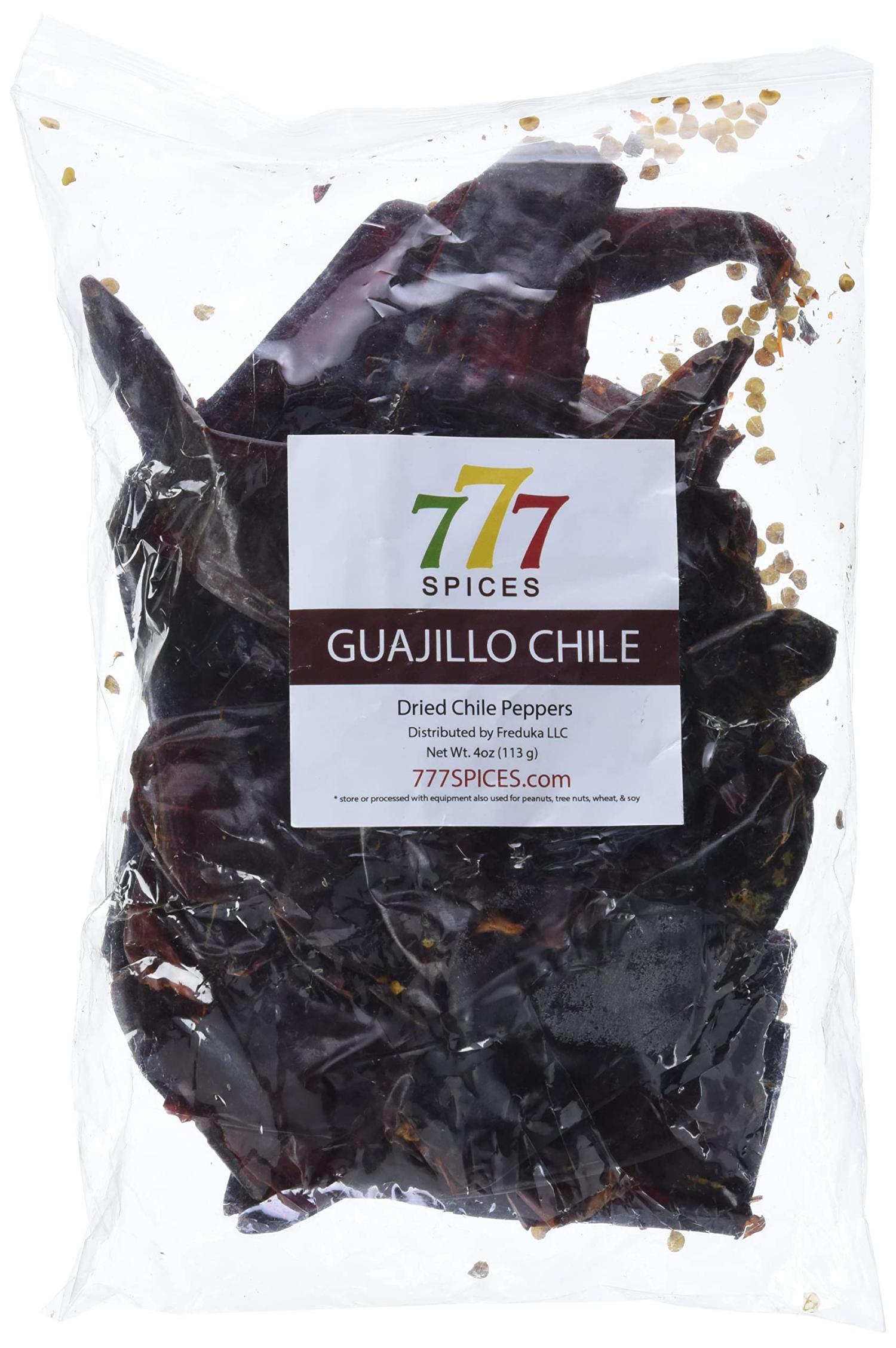 4oz Guajillo Stemless Dried Whole Peppers for Authentic Mexican Cuisine ...