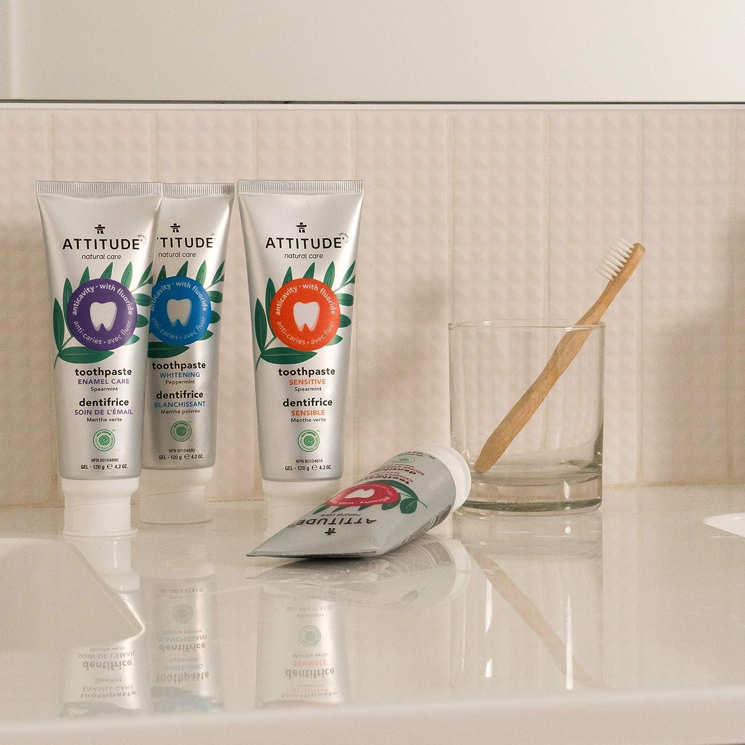 ATTITUDE Fluoride Toothpaste - Prevents Tooth Decay and Cavities ...