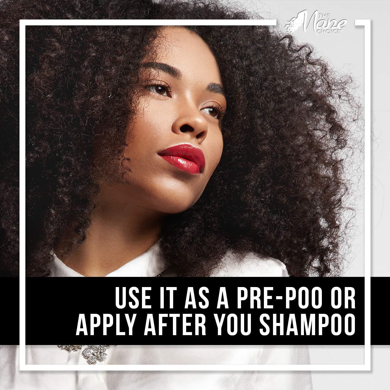 THE MANE CHOICE Proceed With Caution Killer Curls Pre or Post Poo Mask ...