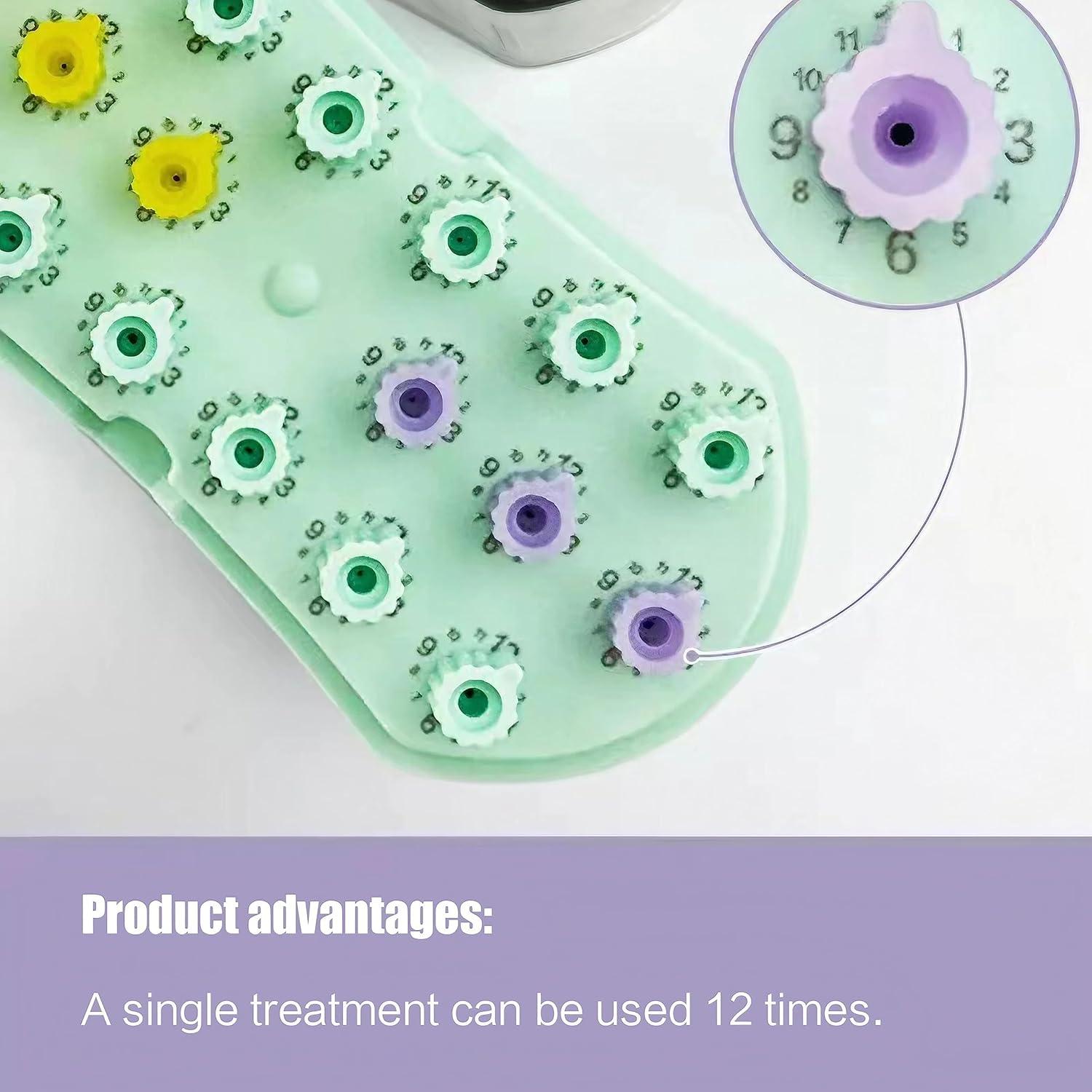 WindPlusya Endo-File Holder Autoclavable Dental Organizer with 18 Holes ...