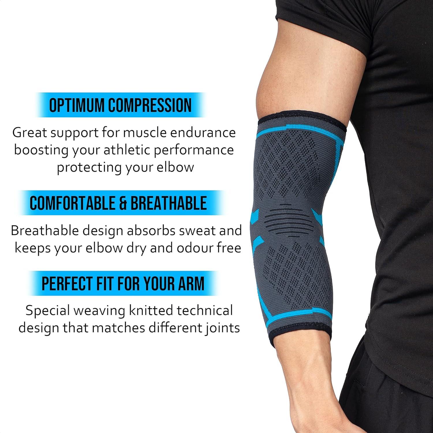 360 Relief Compression Elbow Brace Sleeve for Men and Women | Joint ...