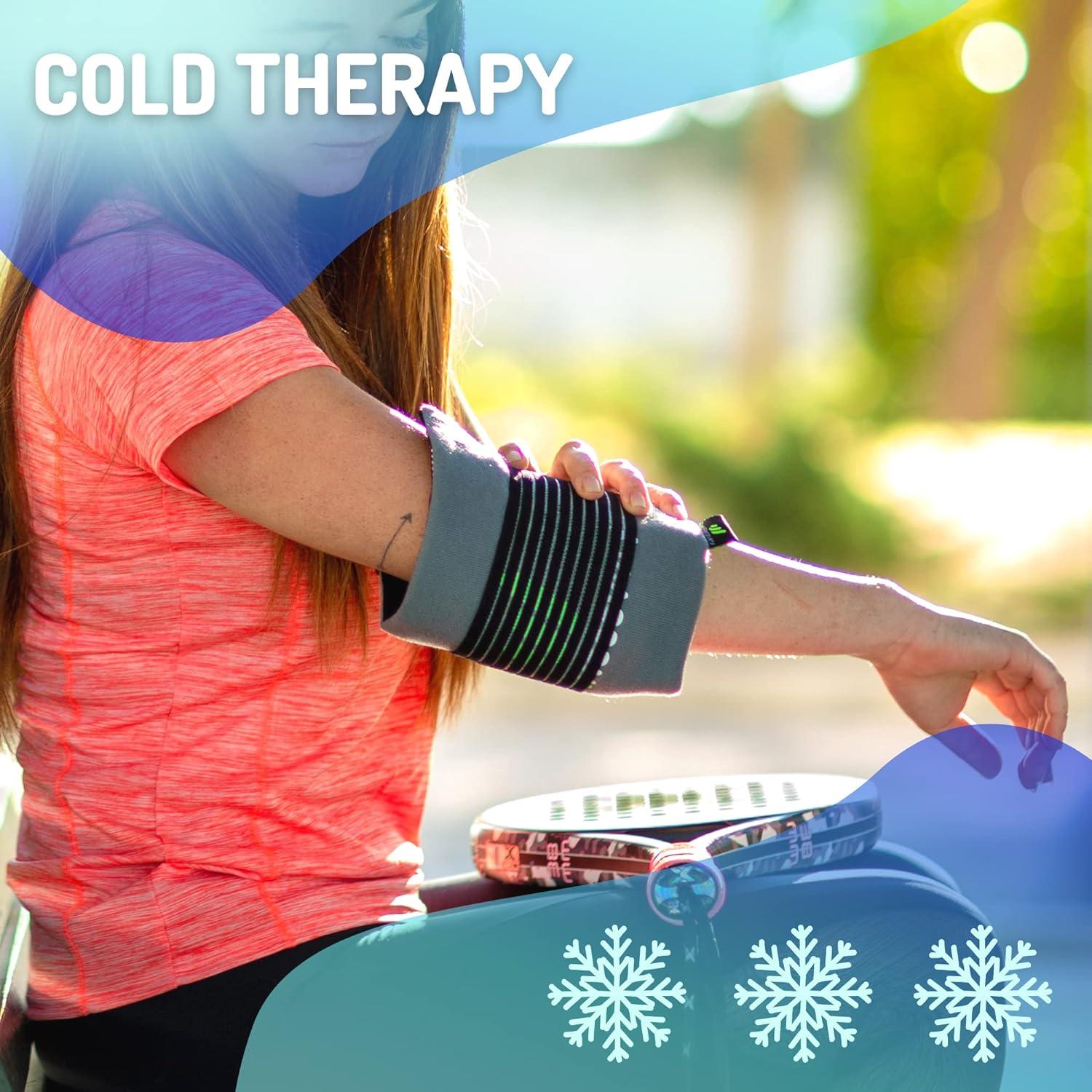 Cool Gel Pads for Elbows & Shoulders - Cold Warm Compress Set with ...