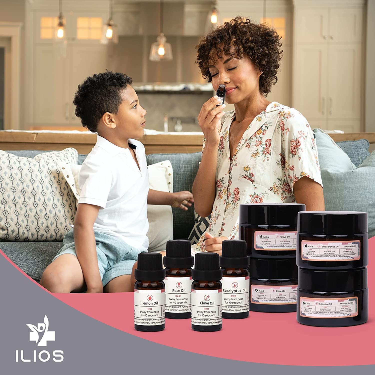 Ilios Olfactory Smell Training Kit - 4 Essential Oils for Loss of ...