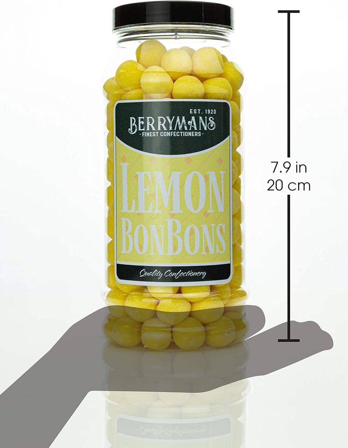 Original Lemon BonBons Retro Sweets Gift Jar By Berrymans Sweet Shop ...