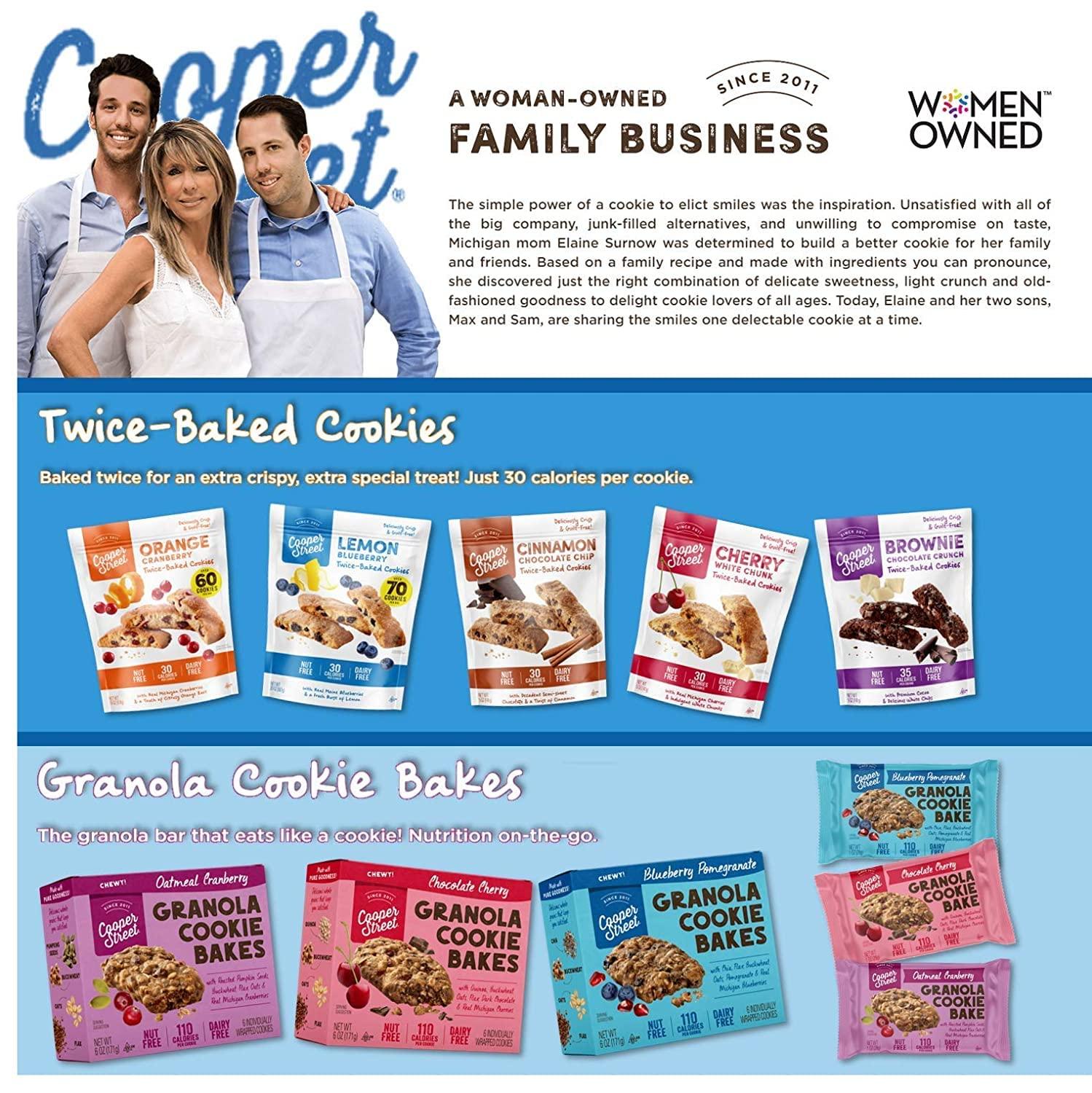 Cooper Street Cookies Chewy Granola Bakes - Blueberry Pomegranate, 12 ...