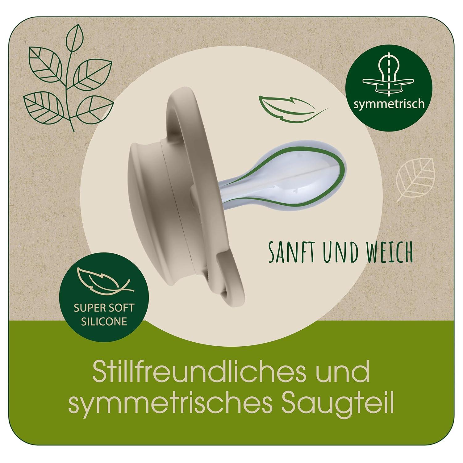 Nip Schnuller Green My Butterfly - Eco-Friendly Pacifier | Size 2 (5-18 ...