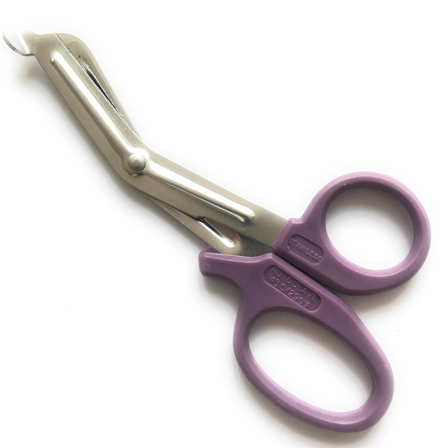 INSGB Tuff Cut Scissors - Small Purple Tough Shears for First Aid Nurse ...