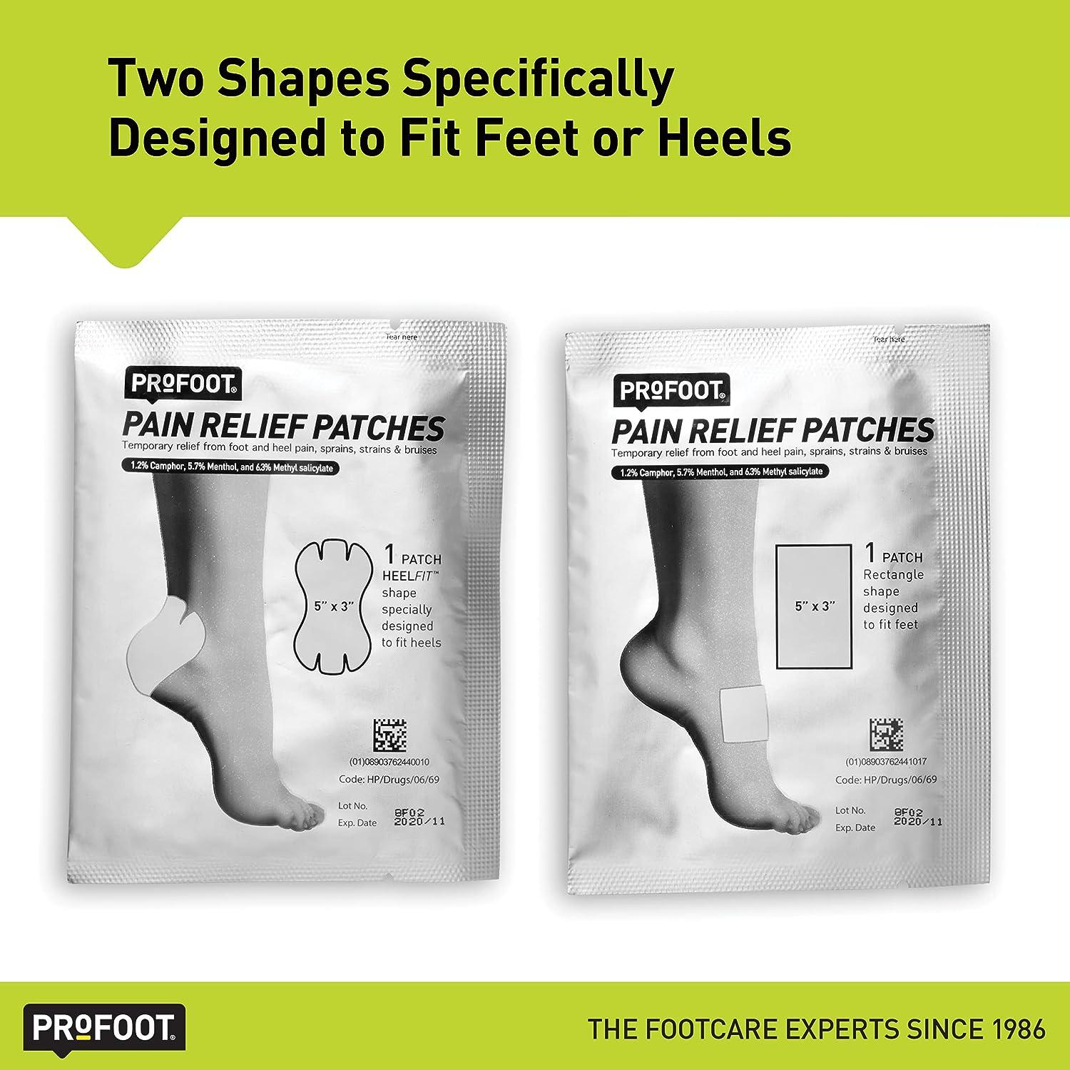 PROFOOT Pain Relief Patch - Fast Relief for Foot & Heel Pain