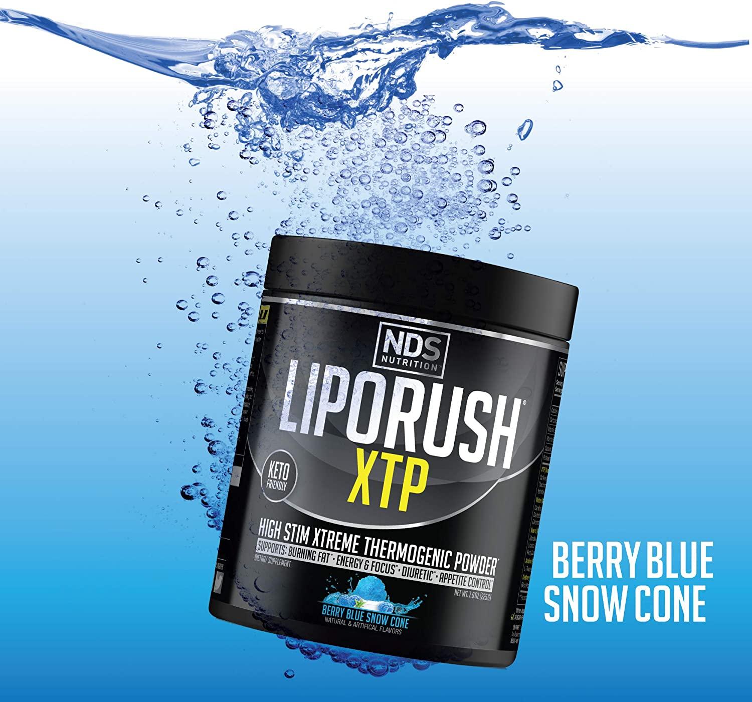 NDS Nutrition LipoRush XTP Thermogenic Fat Burner - Extreme Energy ...