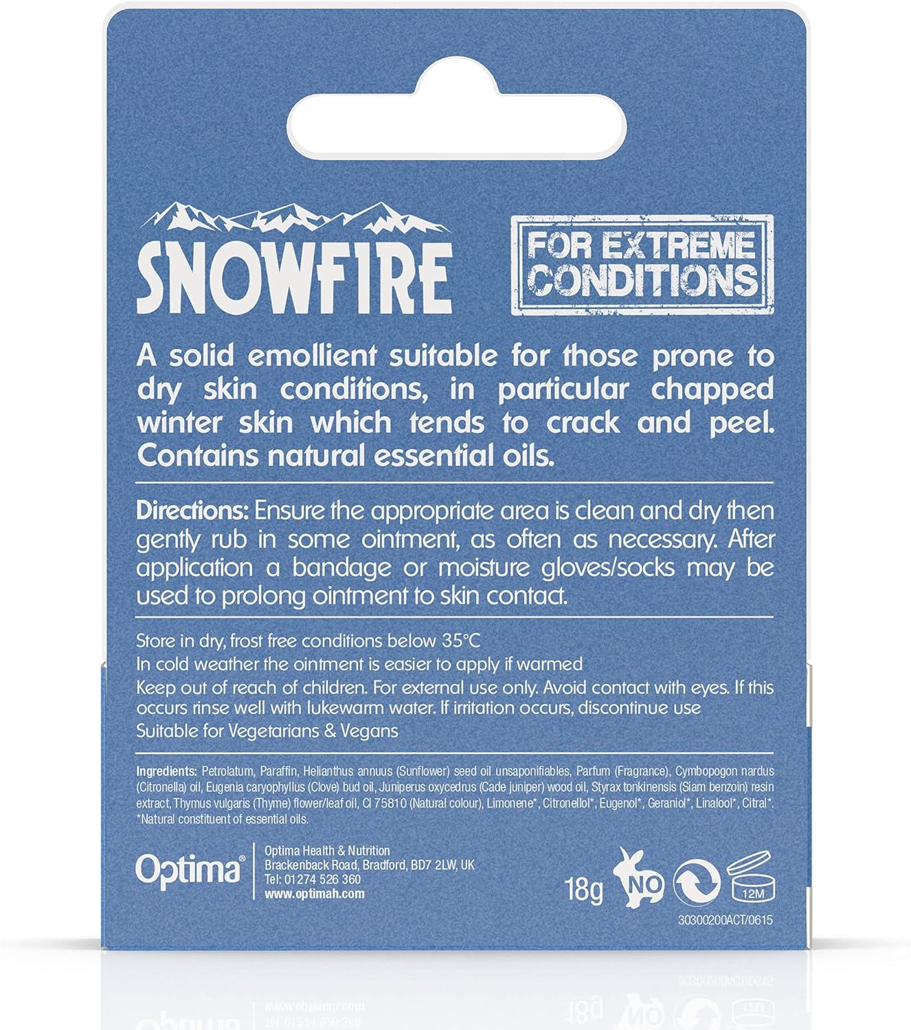 Snowfire Ointment Stick - Natural Vegan & Cruelty-Free Dry Skin ...