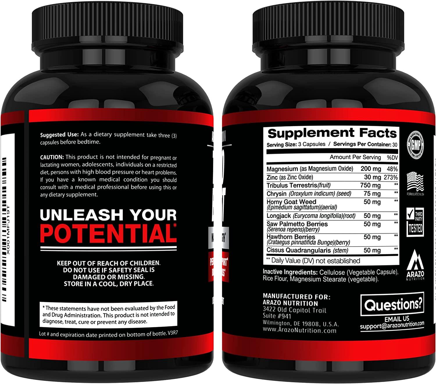 TestoBoost Test Booster Supplement - Potent Natural Herbal Pills ...