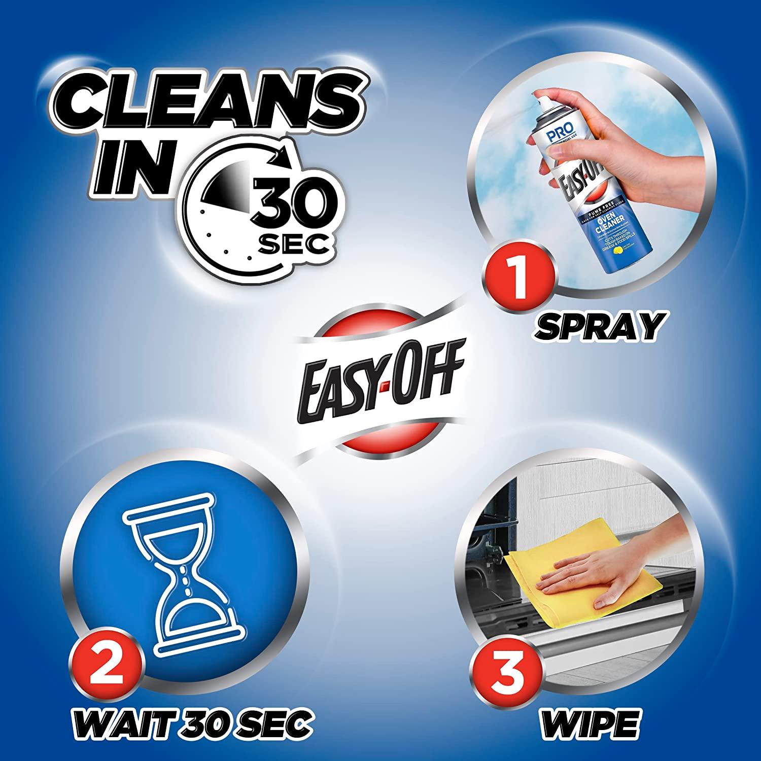 Easy Off Professional Fume Free Max Oven Cleaner Lemon 24oz - Pack of 1 ...