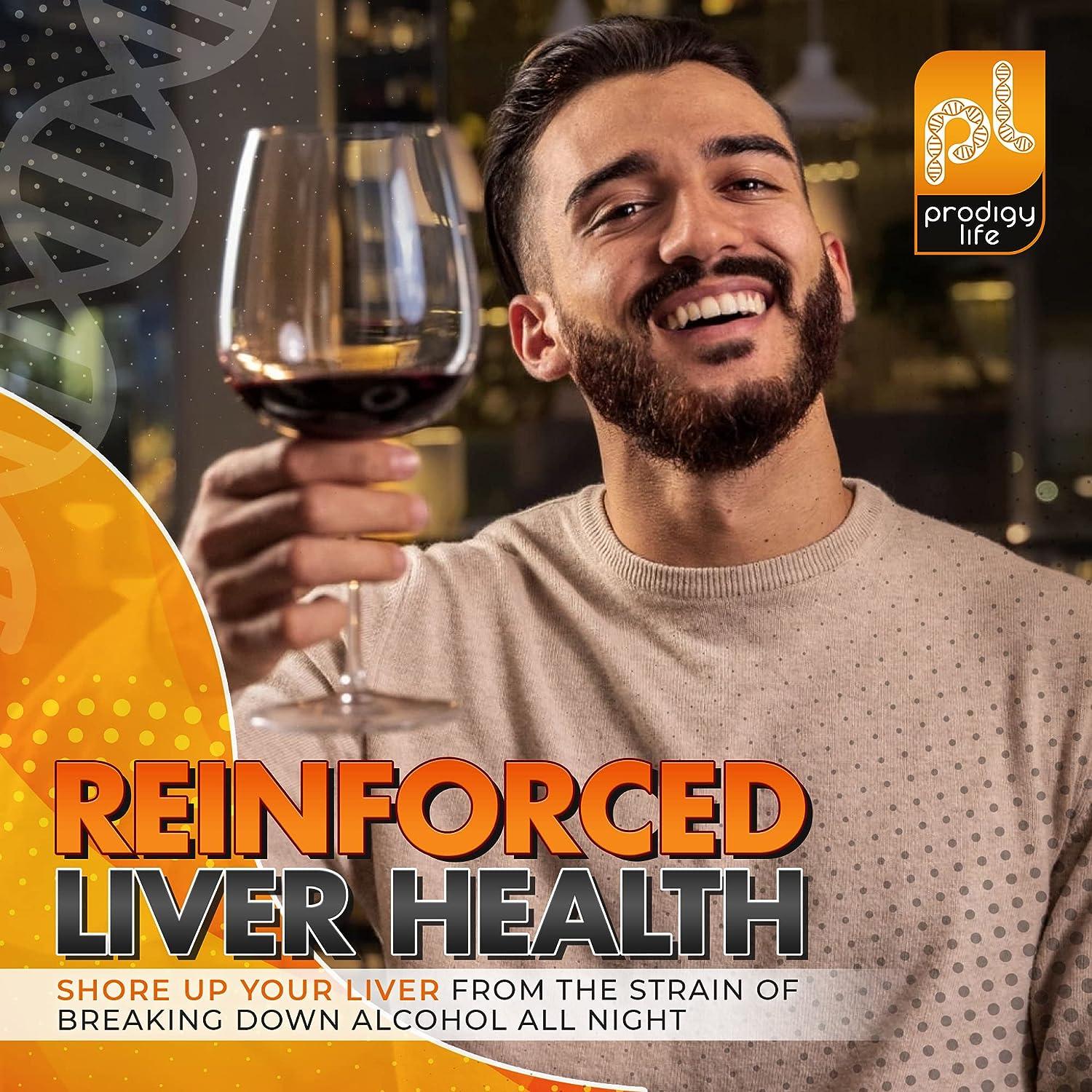 Prodigy Life DHM Liver Detox Supplement with Milk Thistle Extract 400mg ...