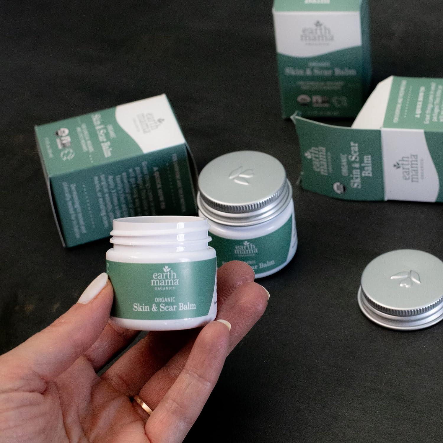 Earth Mama Organic Skin & Scar Balm - 1 Fl Oz (Pack of 1) | Reduces ...