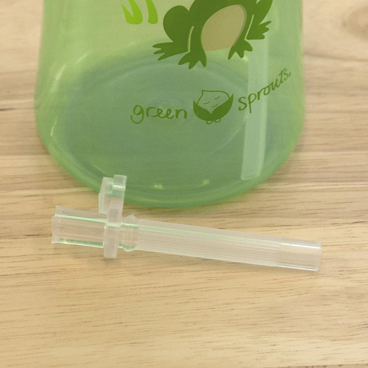 green sprouts Silicone Straw Bottle | Promotes Oral Development | Spill ...