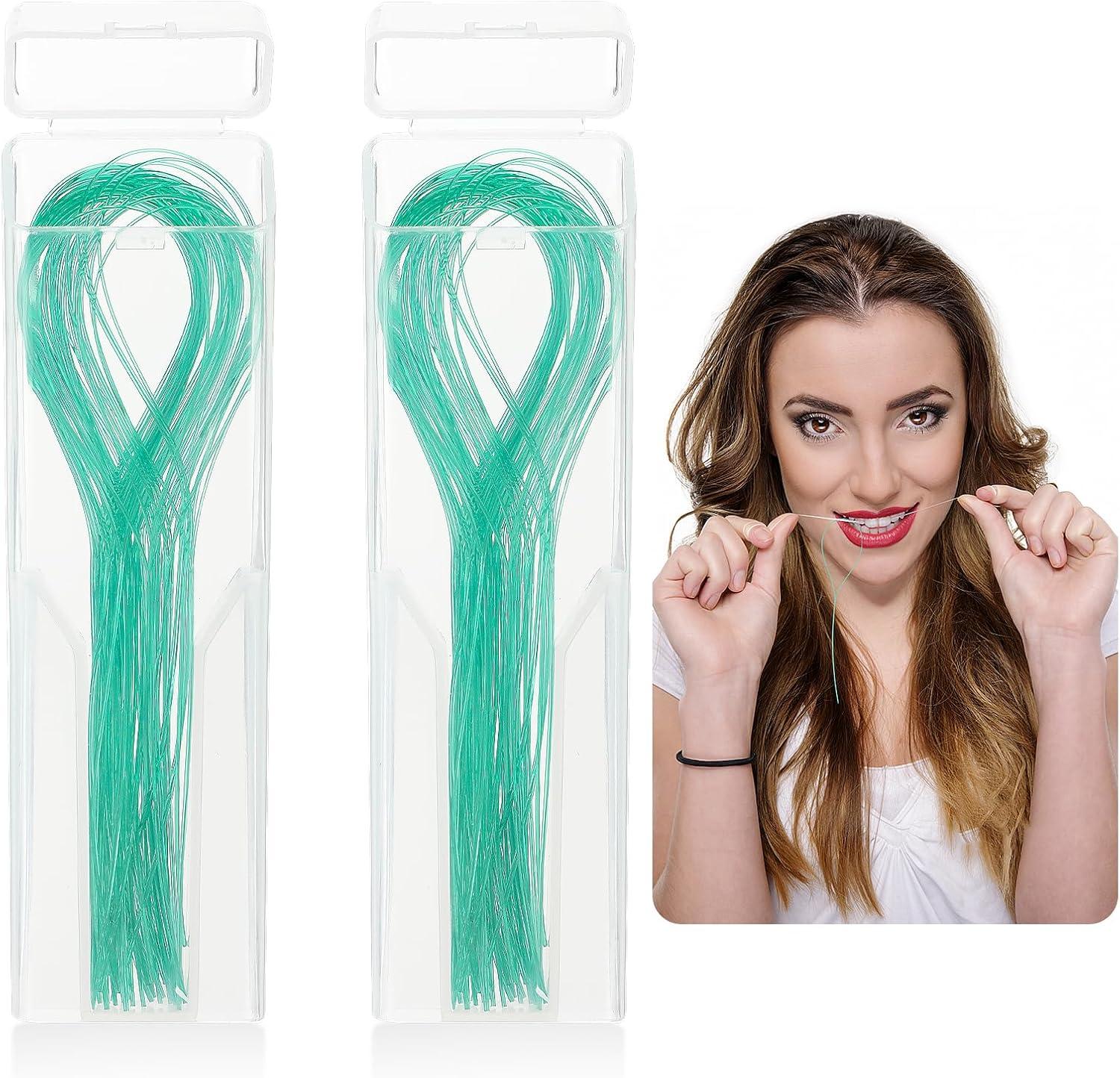Wllhyf 100-Piece Deep Pure Dental Floss - Multifunctional Floss for ...