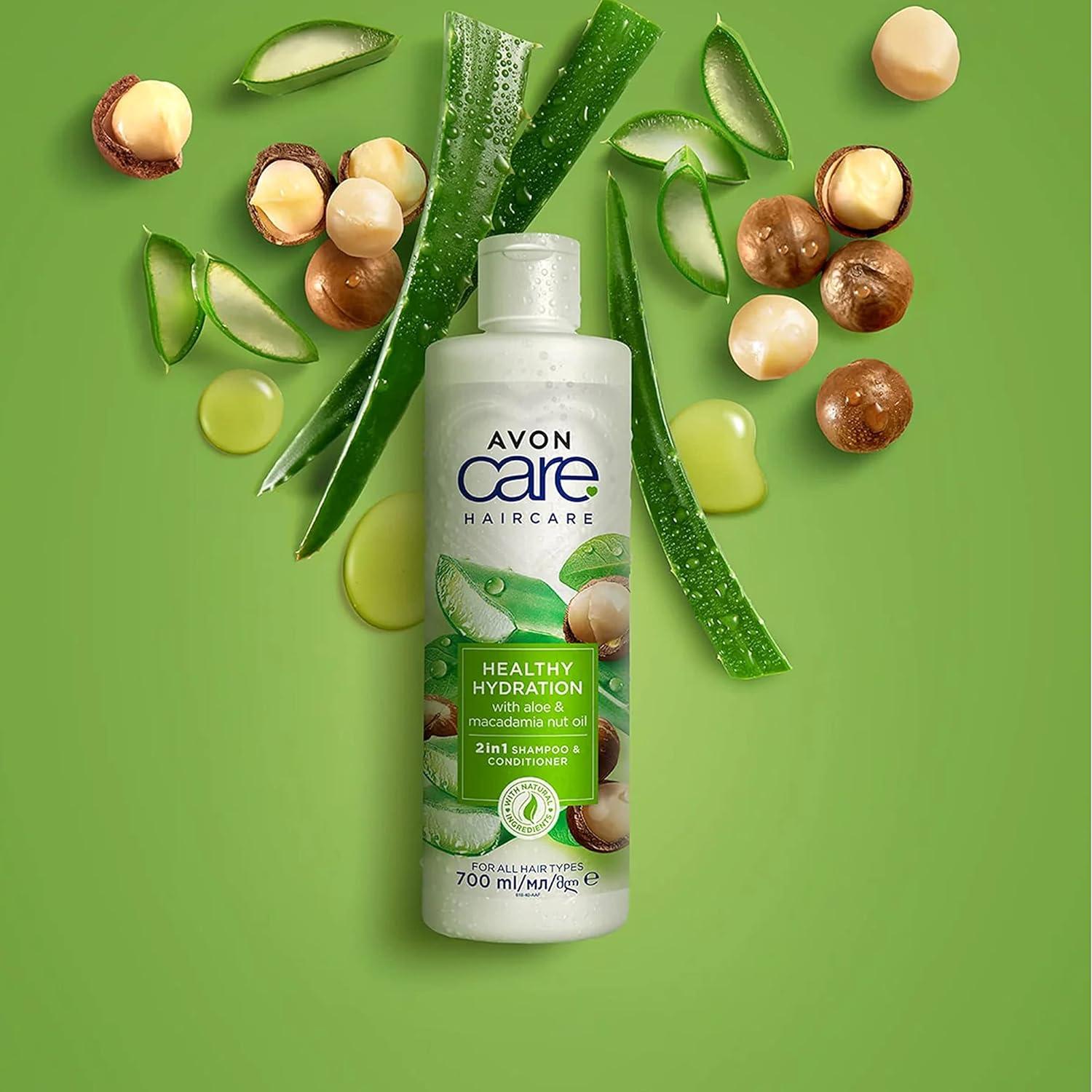 Avon Care Healthy Hydration 2-in-1 Shampoo & Conditioner with Aloe Vera ...