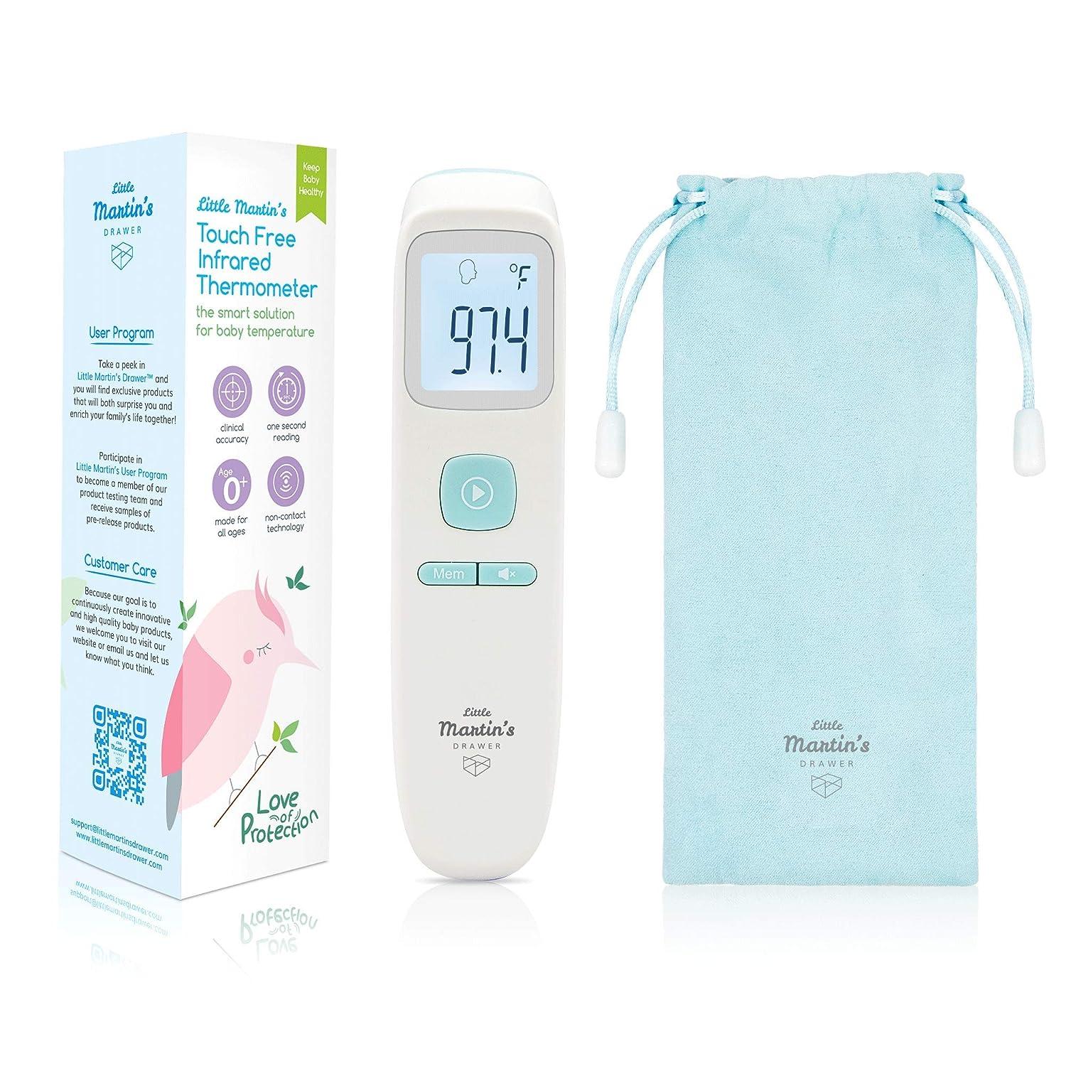 Touchless Infrared Thermometer for Adults Kids Baby - LCD Display ...