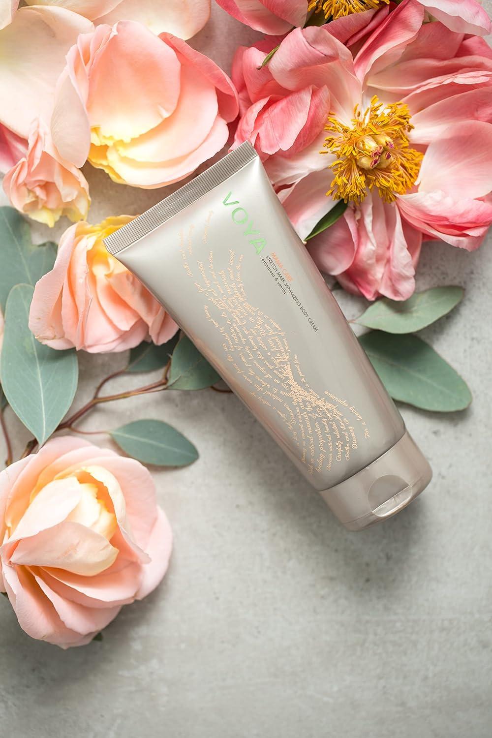 Voya Mama Care Stretch Mark Minimizing Body Cream - Organic Pregnancy ...