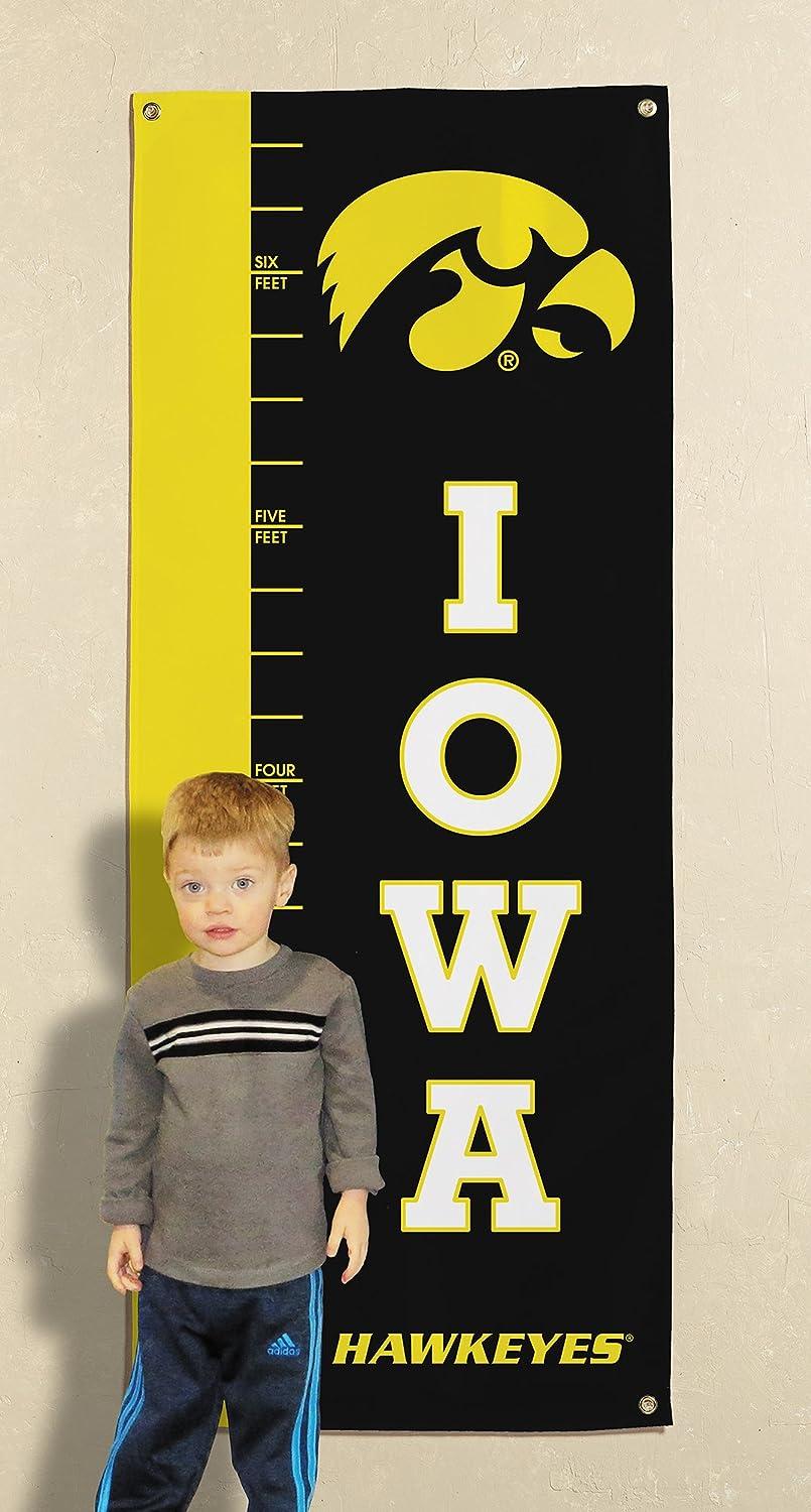 NCAA Iowa Hawkeyes Growth Chart Banner - Team Colors - One Size | Buy ...