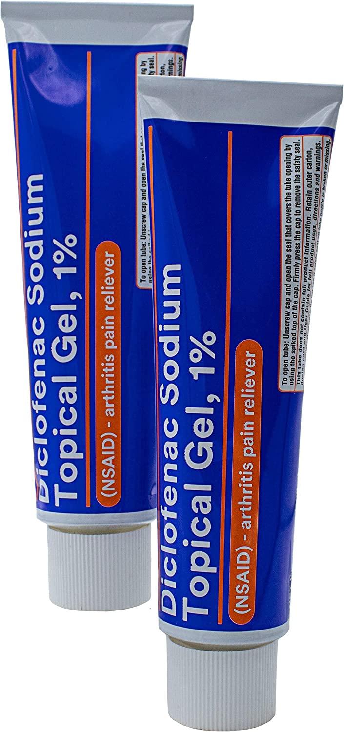 GeriCare Topical Arthritis Pain Relief Gel 1% Diclofenac Sodium - Extra ...