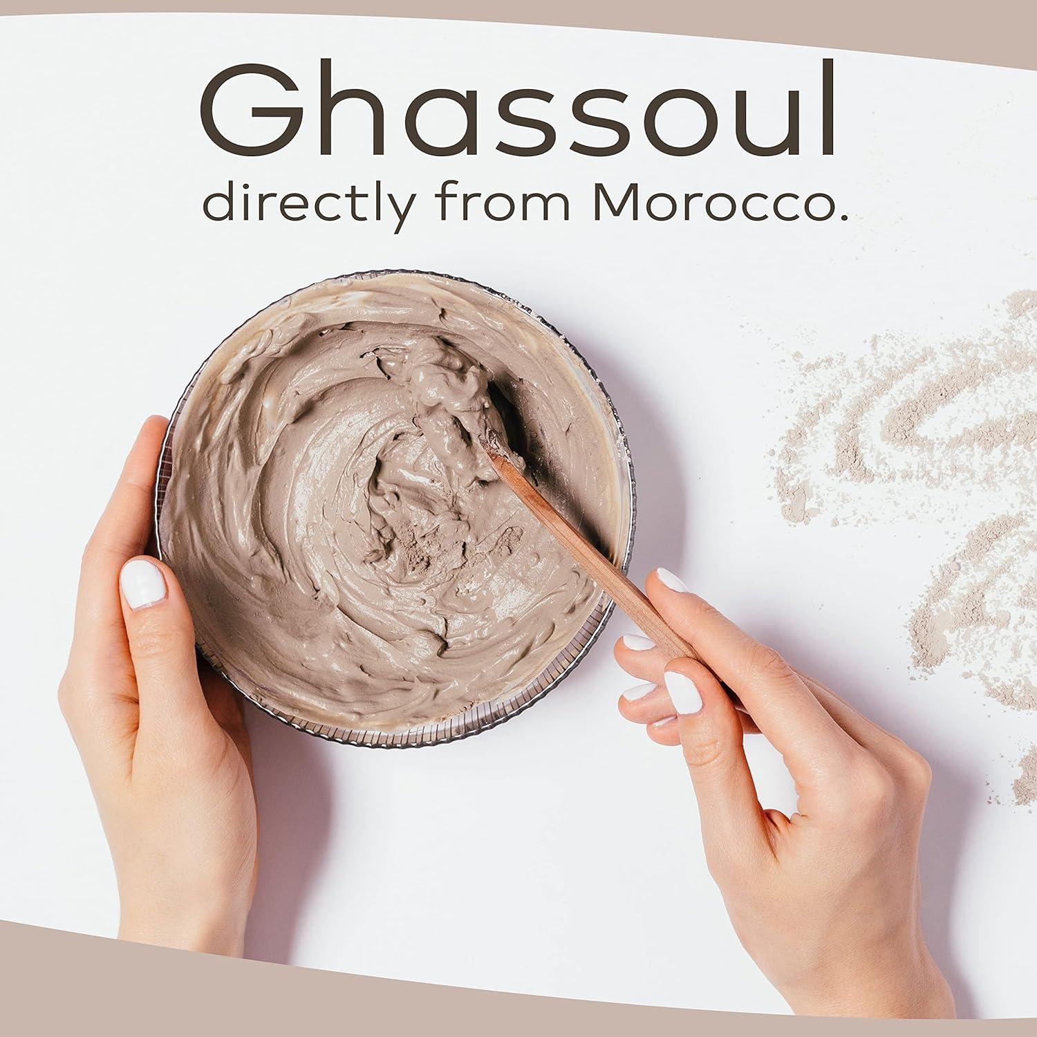 Organic Ghassoul Moroccan Skin Care: 100% Natural Face & Body Mask ...